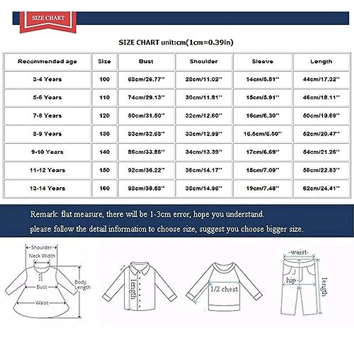 LAWOR Winter Coats For Girl 2023 2023 Winter Conjunto dos piezas para niños niñas camiseta manga corta degradado pantalones cortos estampados niños Z2-Dark Blue 140