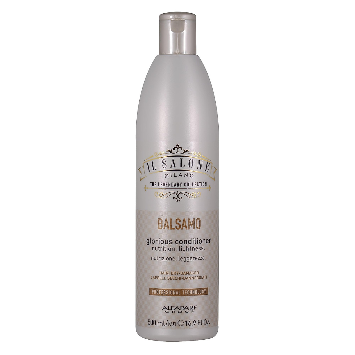 Il Salone Milano Professional Glorious Conditioner for Dry to Damaged Hair - Nourishes, Restores and Adds Shine - Premium Quality (16.91 Ounce)