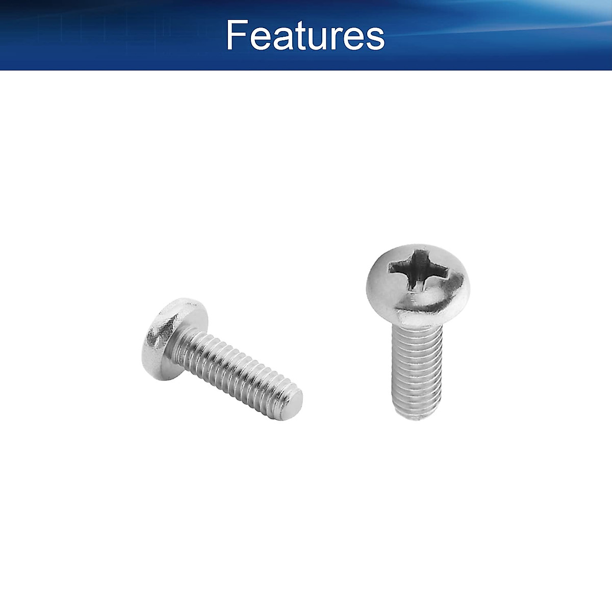 Yinpecly 30Pcs Knob Pull Machine Screw M4 x 12mm Machine Screws Pan Phillips Cross Head Screw 304 Stainless Steel Fasteners Bolts Silver Gray Replacement Screws for Cabinet Pulls Kitchen Handles