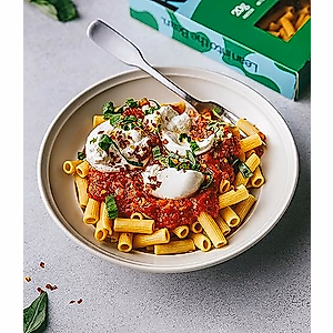 KAIZEN KETO Pasta Ziti - 2 Net Carbs, 19g protein - Gluten-Free, Keto Pasta Made with High Fiber Lupini Flour - 8 ounces (Pack of 3)