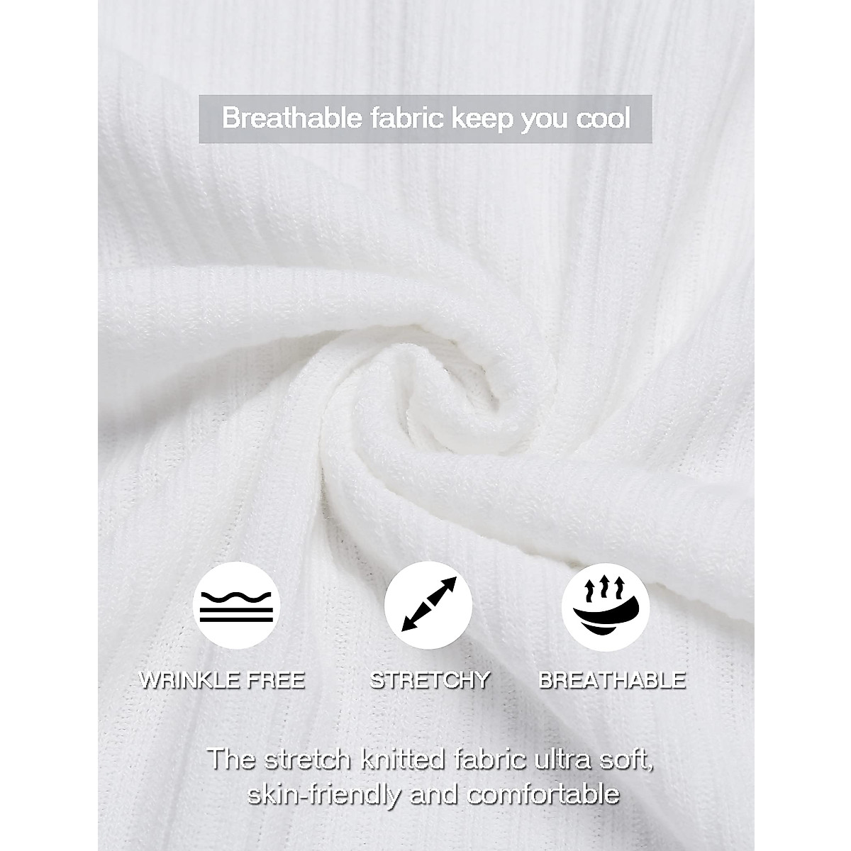 COOFANDY Men's 2 Pack Muscle T Shirts Stretch Short Sleeve V Neck Bodybuilding Workout Tee Shirts