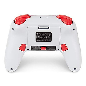 PowerA Enhanced Wireless Controller for Nintendo Switch: Pokemon Poke Ball Red - Nintendo Switch, Nintendo Switch Lite, Gamepad, game controller, Bluetooth controller, AA Battery