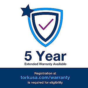 Tork Coreless Toilet Paper Dispenser Black, For Homes and Small Businesses, Fits T7 Dispensers