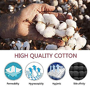 Moonase Patio Chaise Lounger Cushion, Indoor/Outdoor Rocking Chair Sofa Cushion with 6 Ties,Soft Padded Chaise Swing Bench Cushion, 61Inch