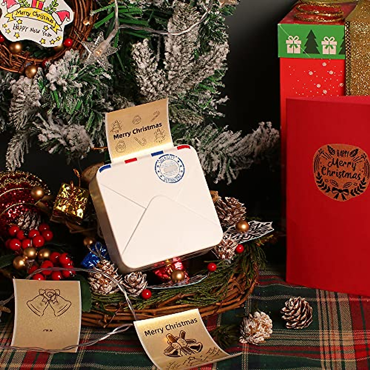 Phomemo M02S 300dpi Mini Portable Bluetooth Pocket Printer Wireless for Travel, Photo Picture Planner Handy Small Label Maker, Thermal Mobile Printer, Sticker Maker Machine