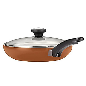 Farberware High Performance Nonstick Cookware Pots and Pans Set Dishwasher Safe, 17 Piece, Copper