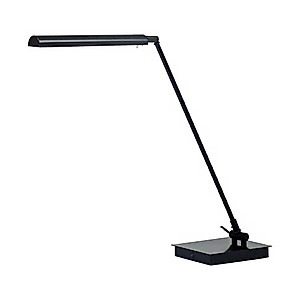 House of Troy G350-BLK Generation Collection 11-Inch to 22-Inch Adjustable LED Desk/Piano Lamp, Black
