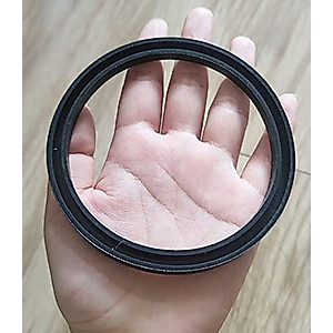 Firdnyohs 4" Glass Tubes Support Rubber Ring -Neoprene Support Ring for Glass Tubes,Pyramid Patio Heater Dancing Flames Pyramid Outdoor Patio Heater Replacement Glass Tube Support Rubber Rin -Black