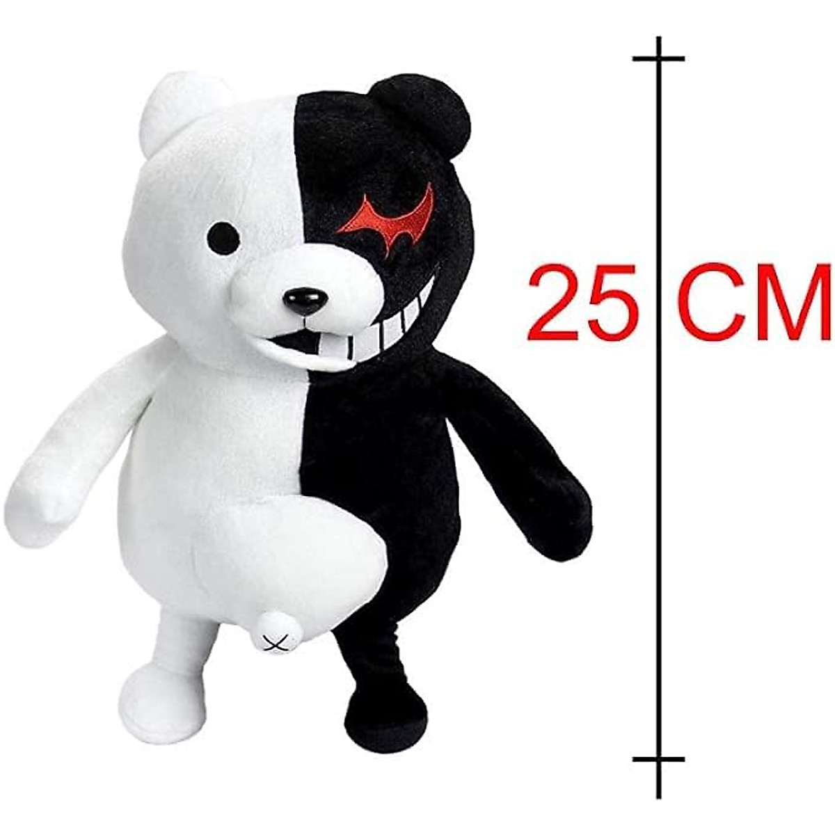 Werycos Plush 35cm 25cm Plush Black White Bear Anime Stuffed Plush Toy