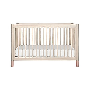 Babyletto Gelato Crib and Dresser Feet Pack in Petal Pink