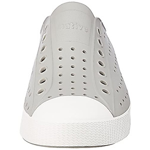 Native Shoes, Jefferson, Lightweight Sneaker for Adults, Pigeon Grey/Shell White, 6 M US Women/4 M US Men