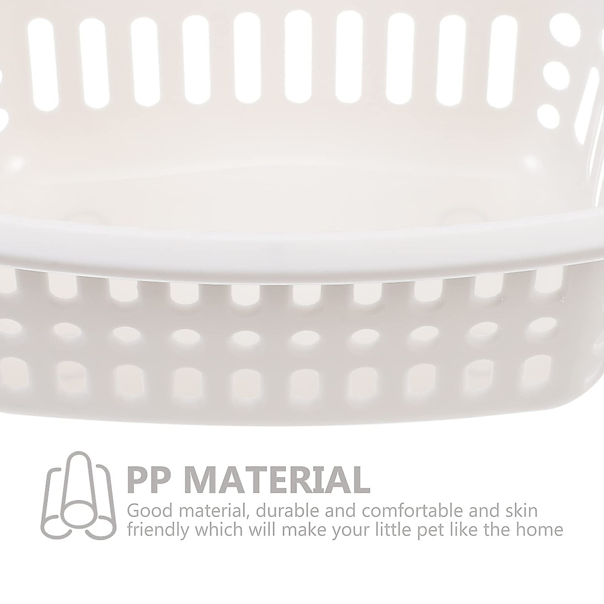 Ipetboom 2Pcs Hamster Hanging Bed, Hamster Hammock Hanging Basket Rat Toys Rat Cage Accessories Sugar Glider Hanging Basket Bed for Small Animals, 20.5x27.5x17cm