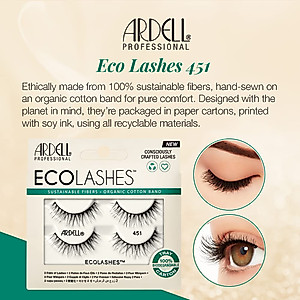 Ardell Eco Lashes 451, 2 Pairs per pack