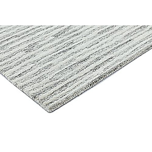 NUSTORY Hand Tufted - Area Rug - Grey Silt - Rectangle - 7'6" x 9'6"