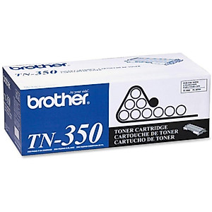 Brother Genuine Black Toner Cartridge, TN350, Replacement Black Toner, Page Yield Up To 2,500 Pages