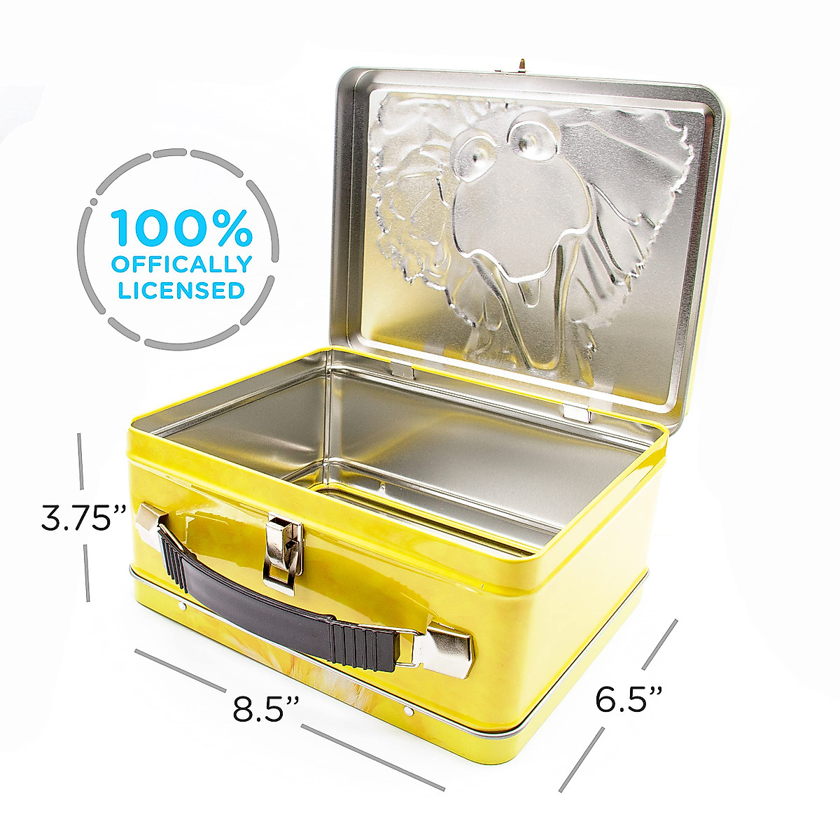 AQUARIUS Sesame Street Big Bird Fun Box - Sturdy Tin Storage Box with Plastic Handle & Embossed Front Cover - Officially Licensed Sesame Street Merchandise & Collectible