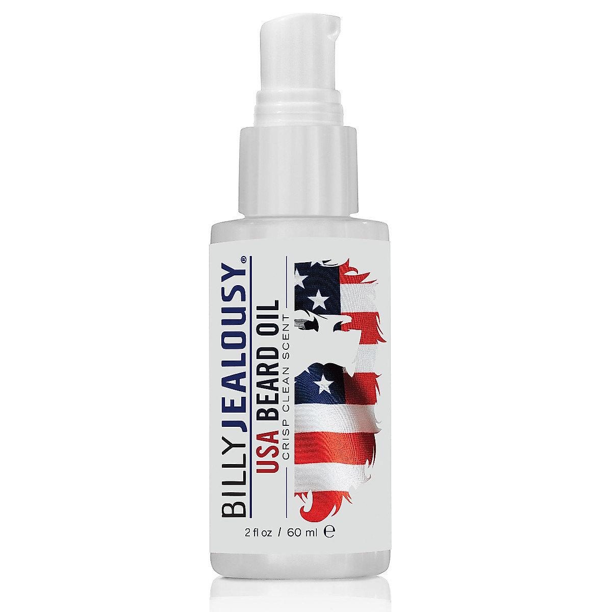 Billy Jealousy Beard Oil for Men, Weightless, Low Shine, and Hydrating Beard Moisturizer for Softer Hair, Helps Prevent Itching and Flakes, USA Edition, 2 Fl Oz