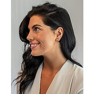 Altitude Boutique Deer Antler Earrings For Women | Tree Branch Crawler Stud Earrings | Outdoor Earring Cuffs Animal Earrings (Silver)