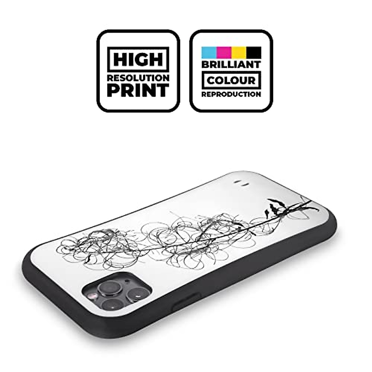 Head Case Designs Officially Licensed Dorit Fuhg Maybe in The Forest Hybrid Case Compatible with Apple iPhone 14 Pro Max