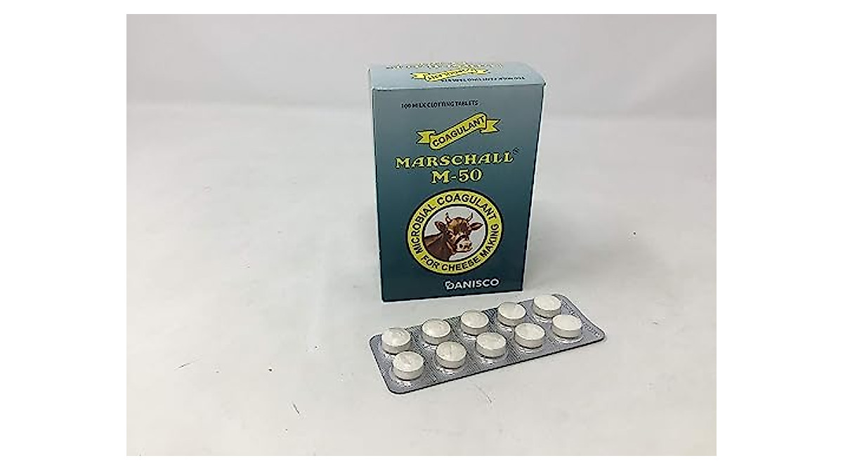 Vegetarian Rennet Tablets for Cheese Making - 10 Count