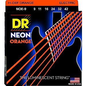 DR Strings HI-DEF NEON Electric Guitar Strings (NOE-9)