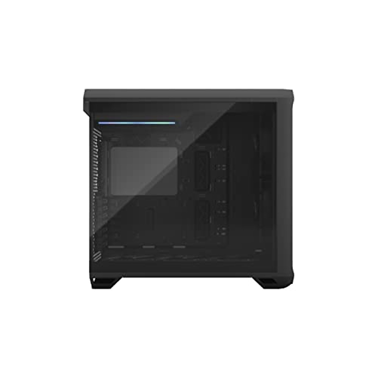 Fractal Design Torrent Black - Light Tint Tempered Glass Side Panel - Open Grille for Maximum air Intake - Two 180mm PWM and Three 140mm Fans Included - Type C - ATX Airflow Mid Tower PC Gaming Case