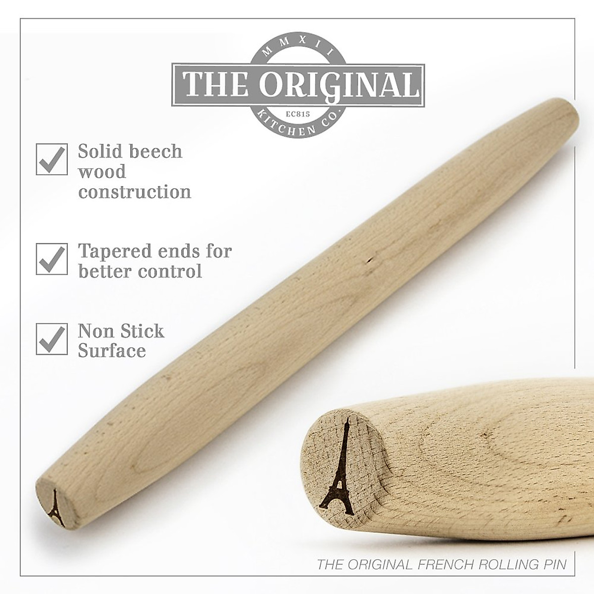 The Original Kitchen Cooperative French Rolling Pin