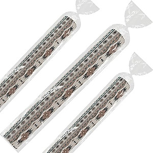 3 Pcs Large Rug Storage Bag with100 Pcs Zip Tie, Clear Plastic Carpet Bag Fits Rug up to 6'x 9', Protects Rolled Rugs Moving Bag, for Indoor Outdoor Carpet Moving or Storage