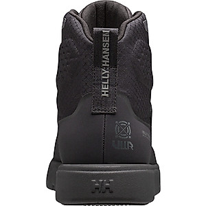 Helly-Hansen Mens Canyon ULLR Boot High Top LigHigh TopweigHigh Top Waterproof Hiking Sneaker Boots, 990 Black/Gunmetal/Neon Orange, 8.5