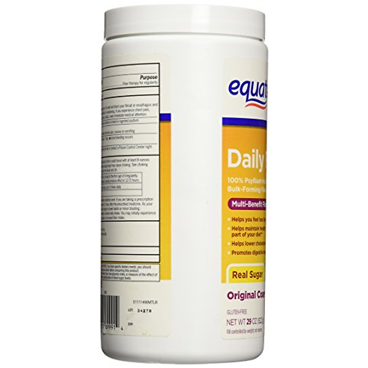Equate Daily Fiber Multi-Benefit Fiber Powder, 114 Ct, 29 Oz