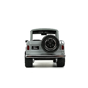 Jada Toys Just Trucks 1:24 1973 Ford Bronco Die-cast Car Grey, Toys for Kids and Adults