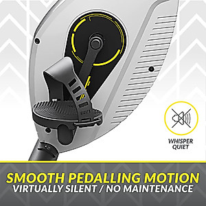 Bluefin Fitness Tour XP Exercise Bike | Home Gym Equipment | Heavy-Duty Steel Frame | Foldable Design | 8 x Resistance Levels | Heart Rate Sensors | Kinomap App Compatible | LCD