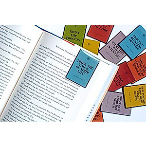 Folio Magnetic Bookmarks -Optimistic Positive Quote Bookmarks Gifts- Set of 12 Inspirational Bookmarks for All Ages, Men, Women, Teens Girls Students for Friends & Coworkers