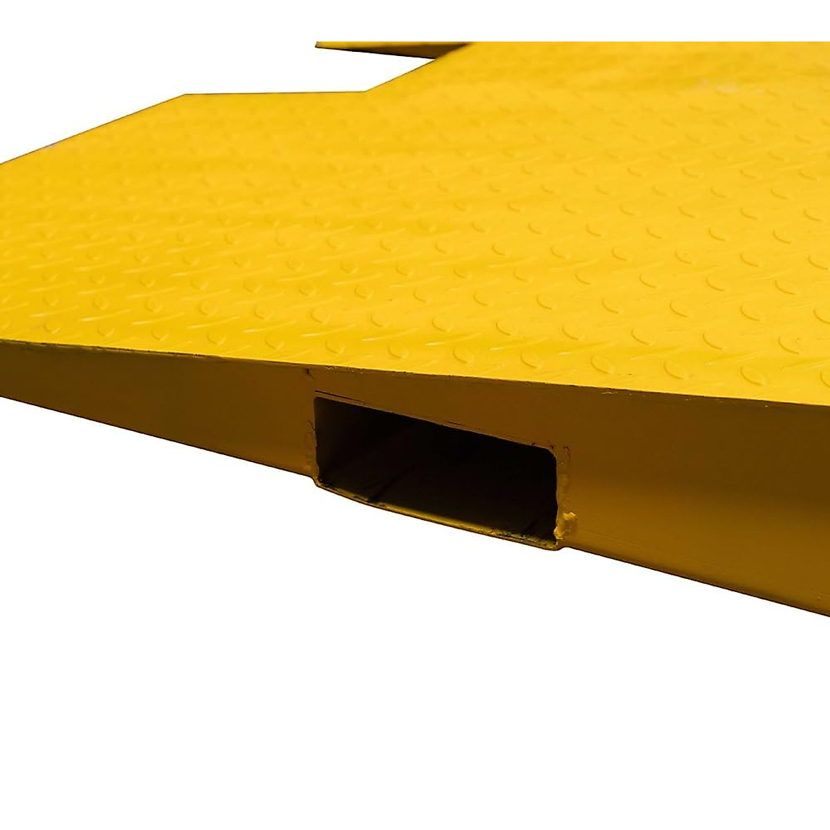 Mytee Products 49"x86" Heavy Duty Shipping Container Loading Ramps, 14,000 Lbs Capacity - Forklift Compatible Cargo Container Ramp for Loading & Unloading - Made with HD 10 Gauge Steel