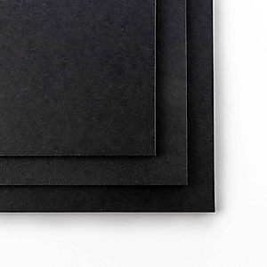 Poster Palooza 4x12 Black Foam Boards 3/16" Black Foam Core for Picture Frame Backings & Craft Projects Pack of 10