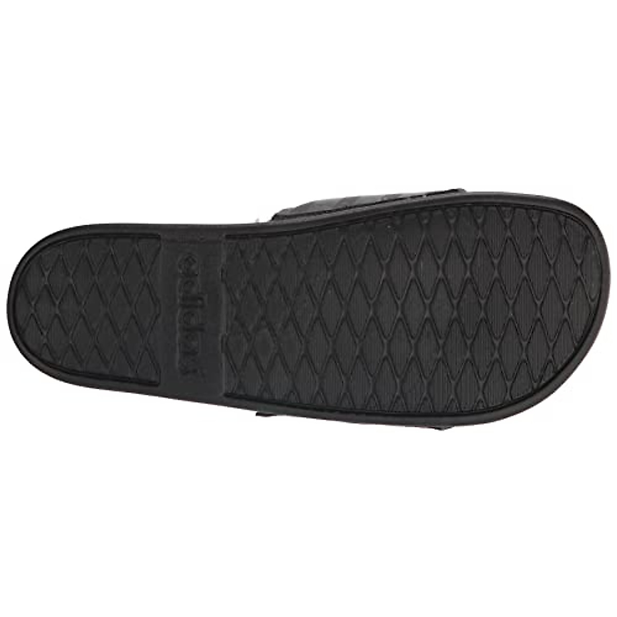 adidas Women's Adilette Comfort Slides Sandal, Core Black/Core Black/Almost Pink, 7