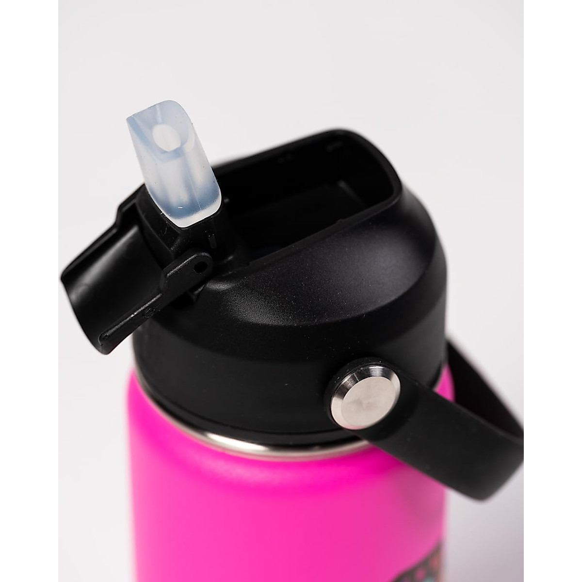 A FOR ADLEY Merch Official Product Adley's Super Cold and Colorful Neon Rainbow Water Bottles For Fun, School, Travel or Anytime You Would Want a Cold Drink (Neon Pink)