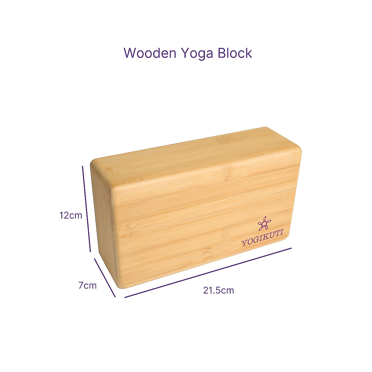 Yoga Block Solid, Pune Yogikuti Solid Wooden Yoga Block, Yoga accessories, Block for Yoga