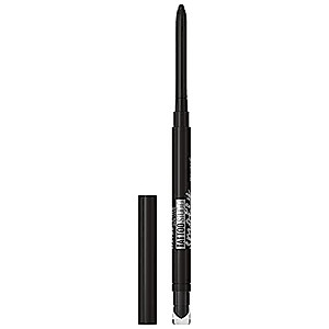 Maybelline TattooStudio Waterproof Mechanical Gel Eyeliner Pencil Makeup, Smokey Black, 1 Count