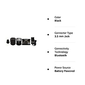 Motorola Original OEM RLN6554A RLN6554 Wireless Remote Speaker Microphone Mic for APX 1000 APX 3000 APX 4000 APX 4000 Li APX 6000 APX 6000 Li APX 6000 XE APX 7000 APX 7000 XE