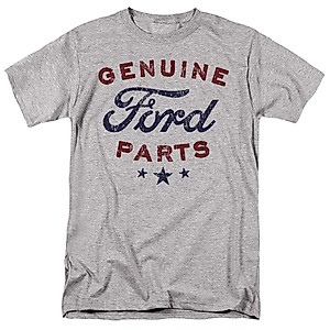 Popfunk Classic Ford Genuine Parts Unisex Adult T Shirt,Athletic Heather, X-Large