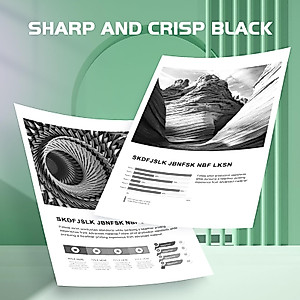 ZIPRINT 62XL Remanufactured Ink Cartridge Replacement for HP Ink 62 62XL Ink Cartridge Combo Pack for Envy 7640 5660 5540 7645 5640 OfficeJet 200 250 5740 5742 8040 (2 Pack) 62XL Black and Clolor