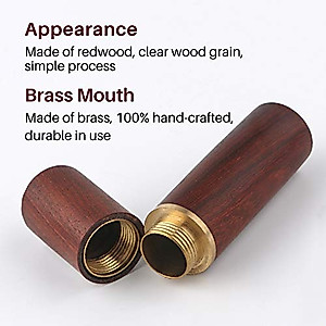 Geilihome 3PCS Portable Wood Toothpick Holder Mini Toothpick box Pocket Toothpick Holder (Multi-color)