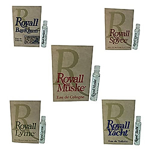 Royall Aftershave Lotion Cologne for Men (5 Pack Sampler)