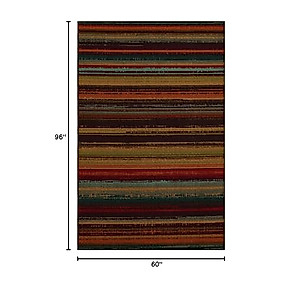 Mohawk Home Avenue Stripe Area Rug, 5'x8', Multi