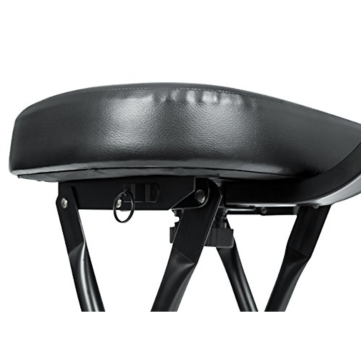 Gator Frameworks Guitar Seat with Padded Cushion, Ergonomic Backrest and Fold Out Guitar Stand; Holds both Acoustic and Electric Guitars (GFW-GTR-SEAT)