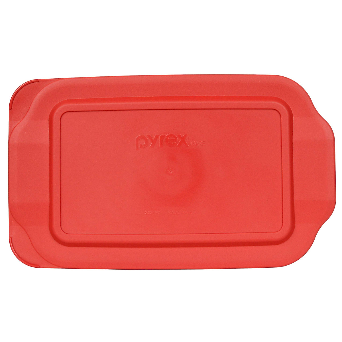Pyrex 232-PC 2qt Red Lid - Made in the USA (made for the Pyrex 232 glass dish ONLY)