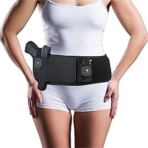 Belly Band Gun Holster for Concealed Carry, Diving Material Belt,IWB Gun Holsters,for Men and Women,50inch