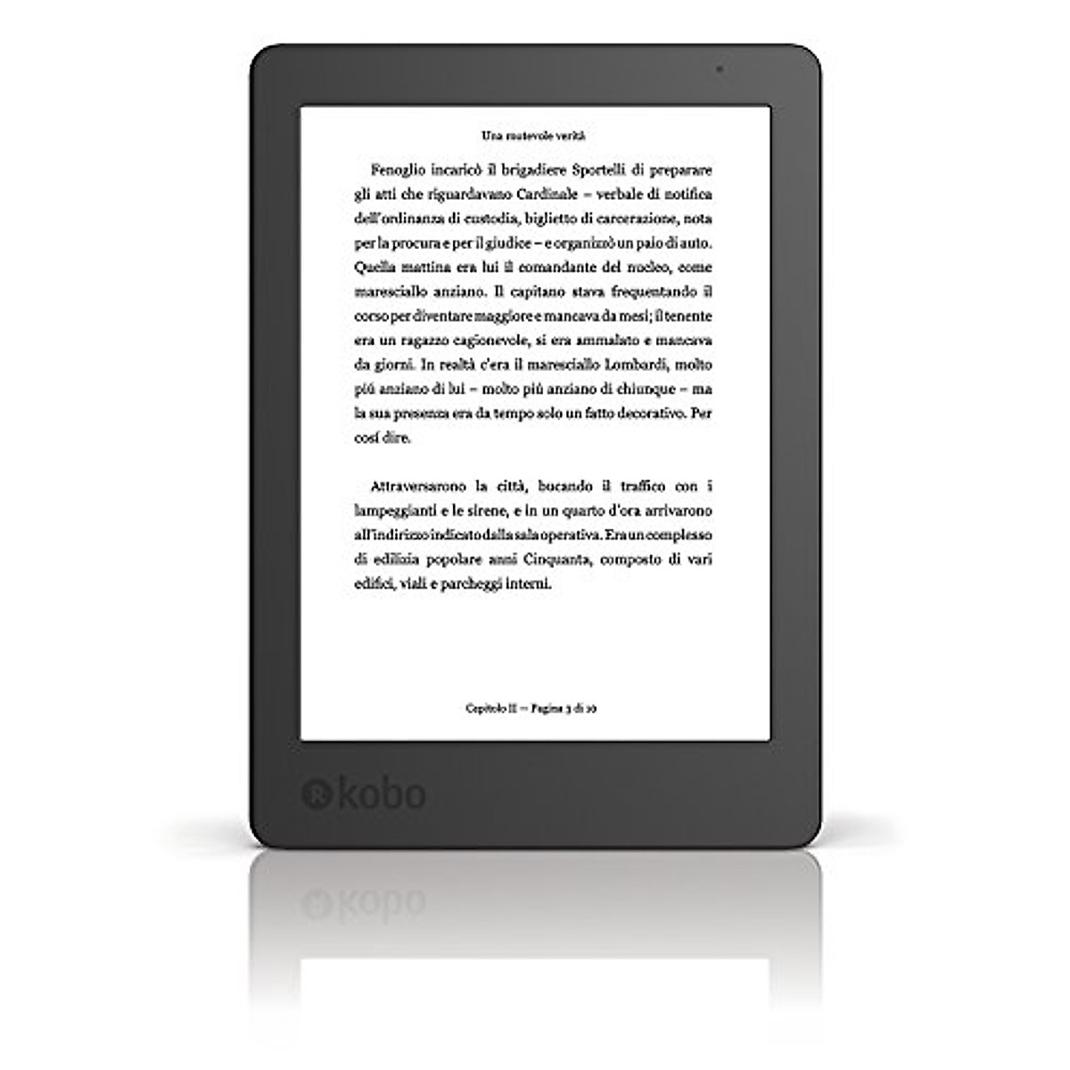 Kobo Aura - eBook reader - 4 GB - 6"(N236-KU-BK-K-EP)