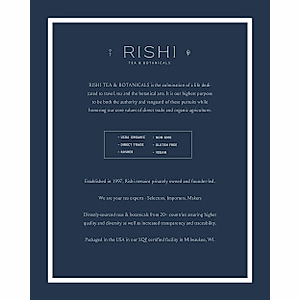 Rishi Tea English Breakfast Tea | USDA Organic Direct Trade Sachet Tea Bags, Certified Kosher Pure Black Tea, Energizing & Caffeinated | 50 Count (Pack of 1)
